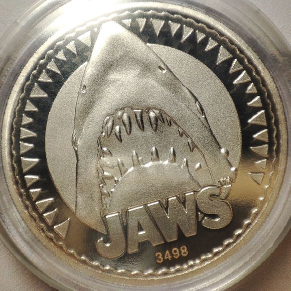 Universal Studio | Jewelry | Jaws Limited Edition Metal Coin Official ...
